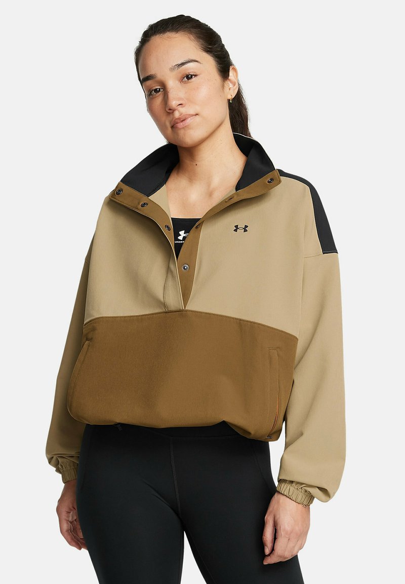 Under Armour WARMUP - Sweatshirt - camel/brown - Zalando.ie