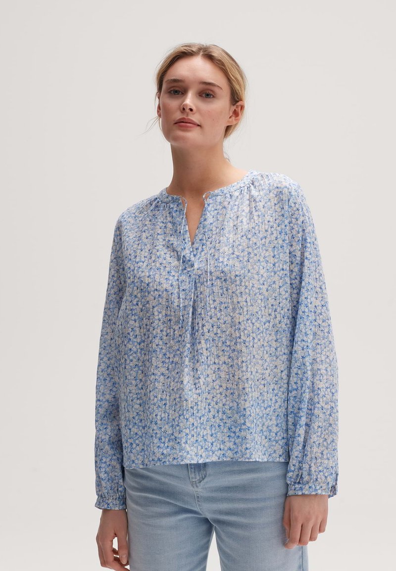 Opus LANGARM FAISY - Bluse - preppy blue/blau - Zalando.ch