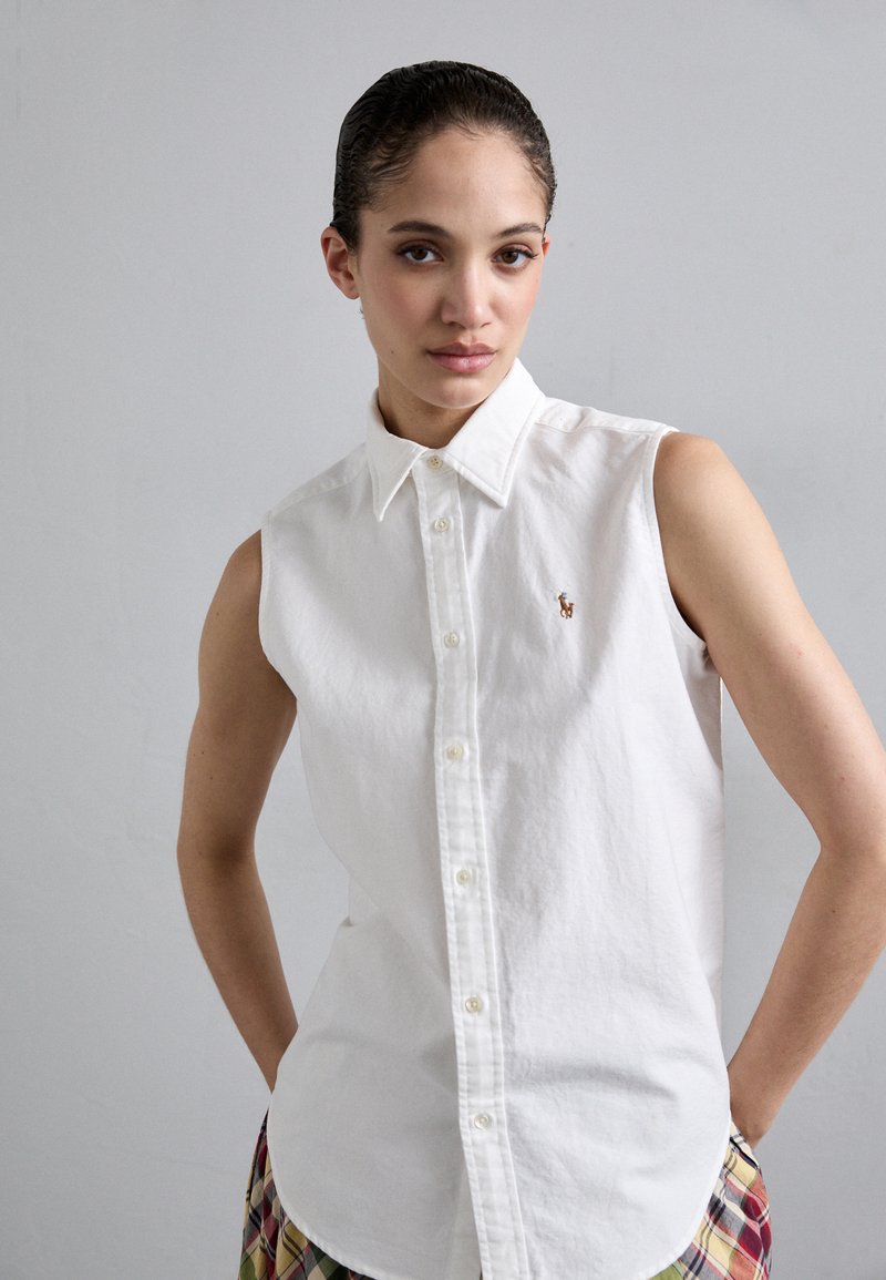 Polo Ralph Lauren SPORT - Button-down blouse - white - Zalando.ie