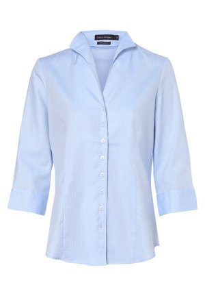 More & More FLIEÃ ENDE STREIFEN - Hemdbluse - hellblau - Zalando.de