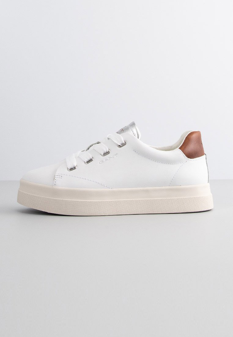 GANT AVONA - Sneaker low - wht cogn silver/weiß - Zalando.de