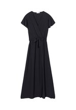 Cache Cache LANGES AUSGESTELLTES MIT WICKELOPTIK - Vestido largo - noir ...