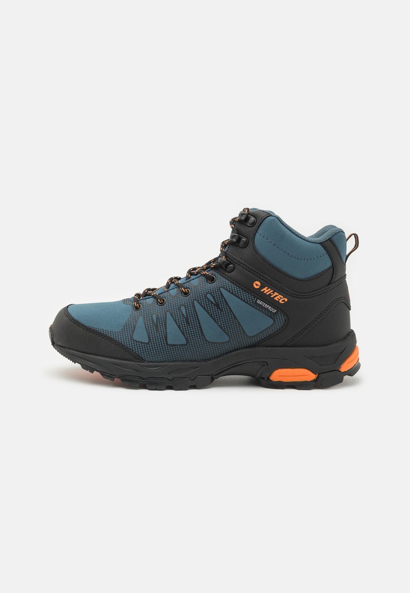HI-TEC RAVEN MID WP - Hikingschuh - tile blue/black/orange/blau - Zalando.de