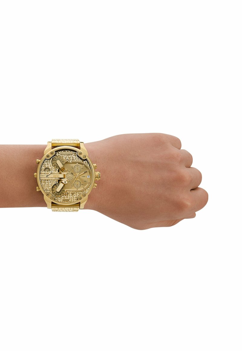 Diesel TRADITIONAL MR DADDY - Chronograph watch - gold-coloured ...