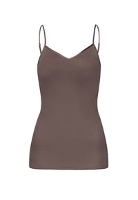 Hanro SPAGHETTI SEAMLESS - Caraco - stonewash/taupe - ZALANDO.FR