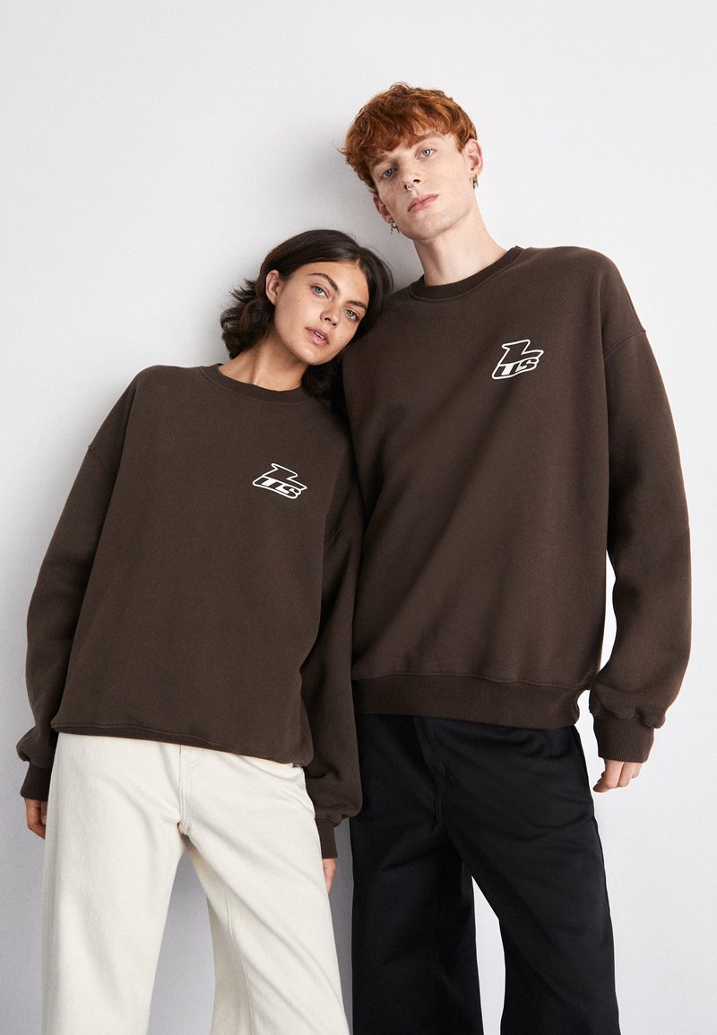 LOW LIGHTS STUDIOS® BASIC UNISEX - Sweater - brown/bruin - Zalando.nl