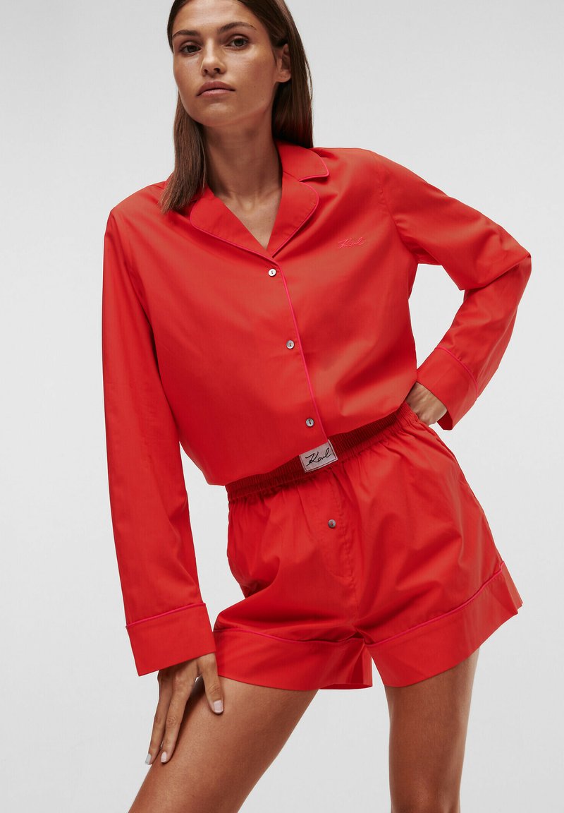 KARL LAGERFELD PJ SET - Pyjama - red pink/rot - Zalando.de