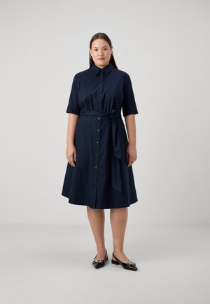 Lauren Ralph Lauren Woman LILLIANNA ELBOW SLEEVE DAY DRESS - Jerseykleid - refined navy ...