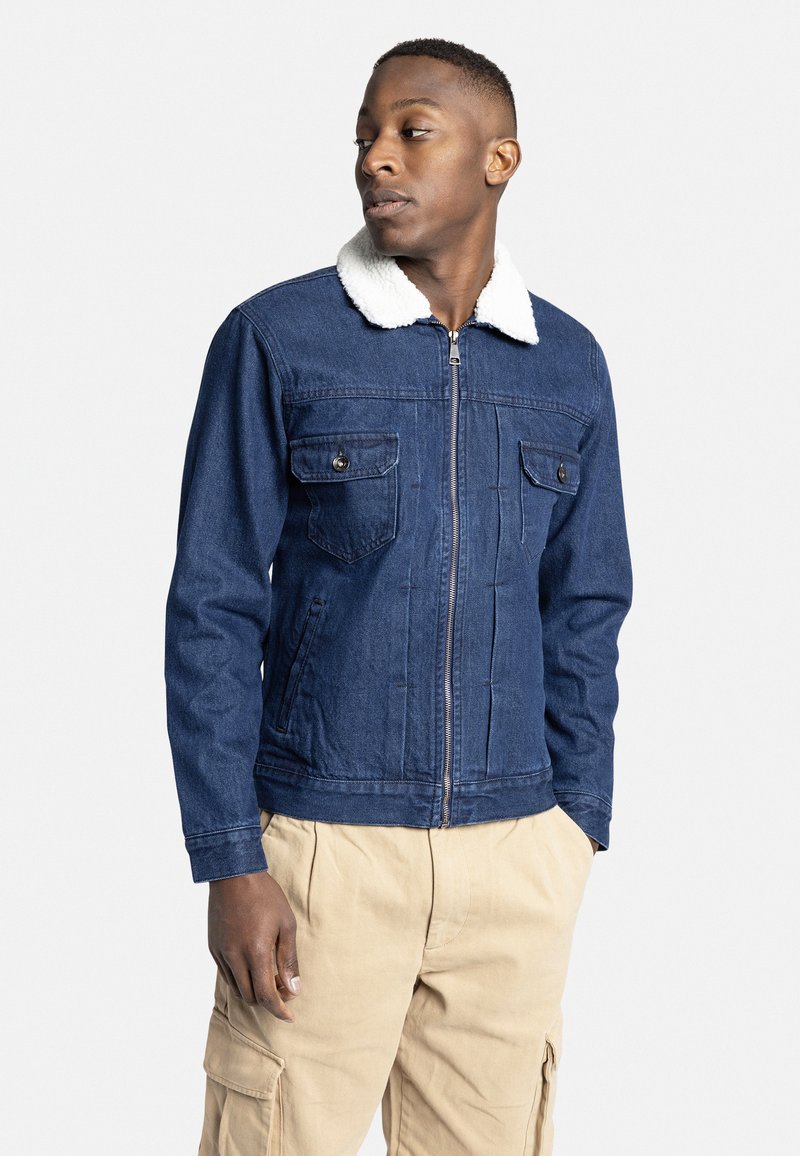 Redefined Rebel DENNIS JACKET - Spijkerjas - dark blue/donkerblauw ...