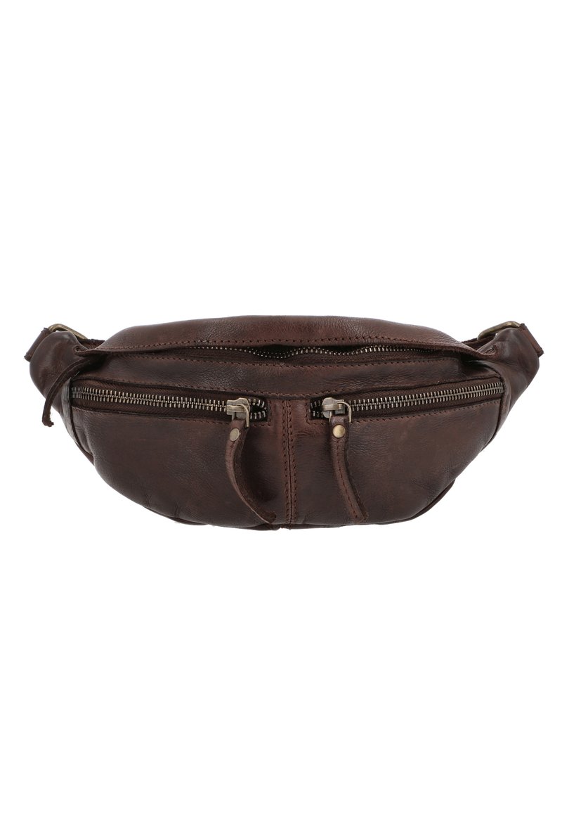 Gusti Leder ACTON - Gürteltasche - dunkelbraun - Zalando.de