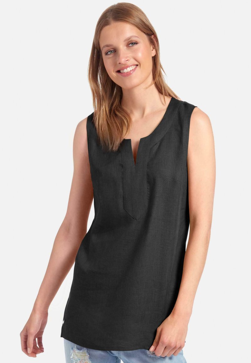 PETER HAHN Blouse - schwarz/black - Zalando