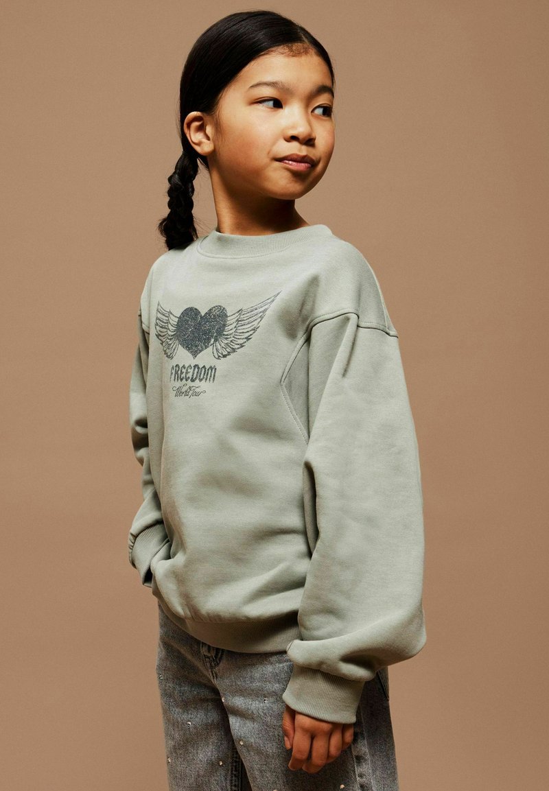 Name it REGULAR FIT - Sweatshirt - shadow/dark green - Zalando