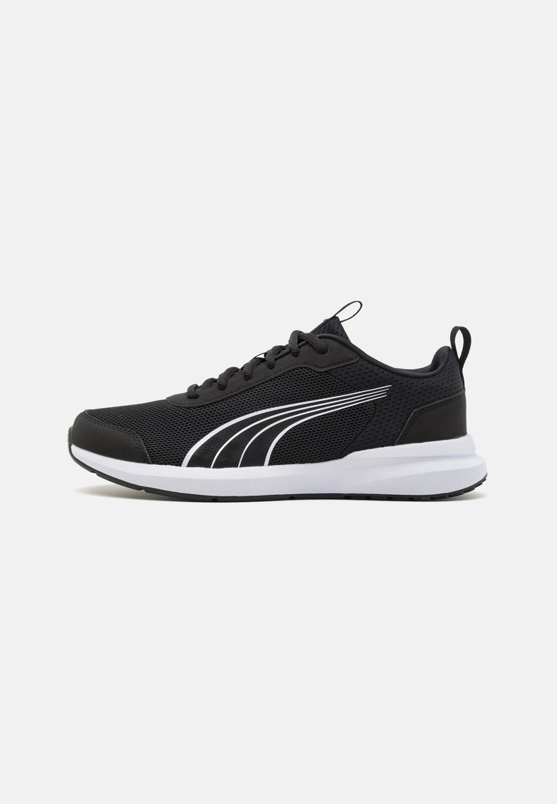 Puma KRUZ TRACK JR - Zapatillas running asfalto - black/white/negro ...