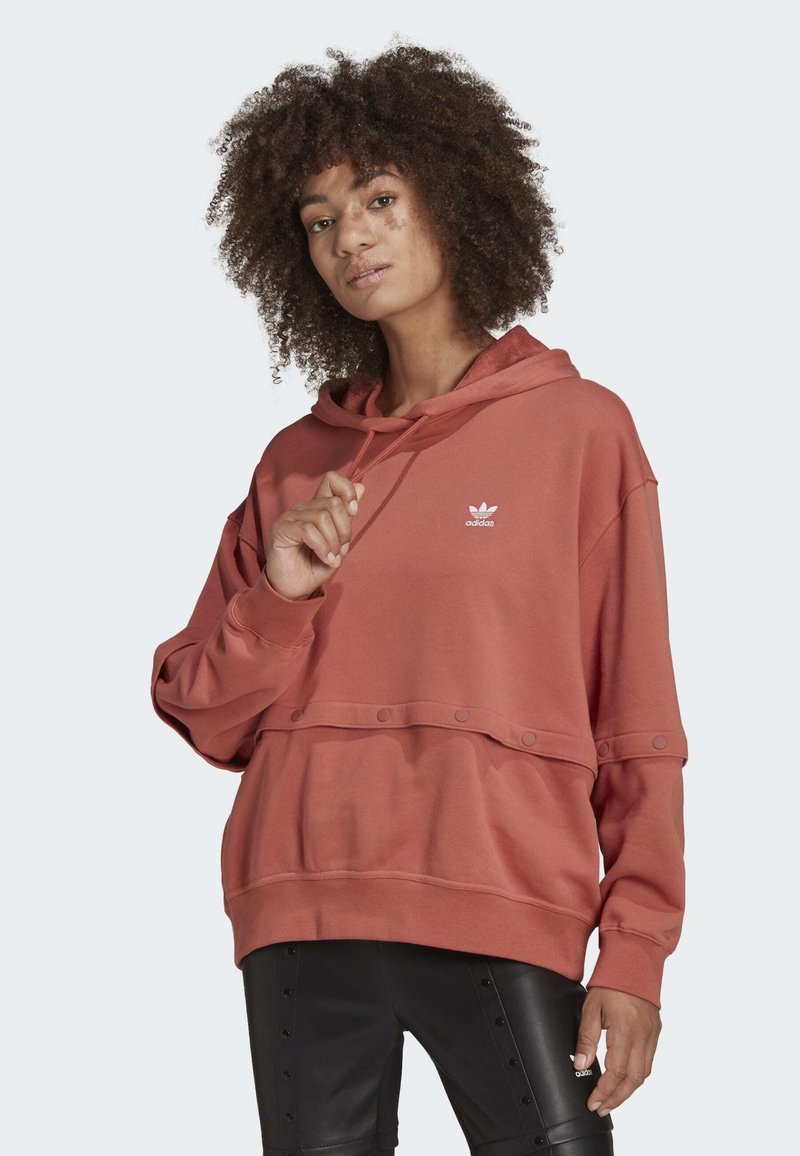 adidas Originals ALWAYS SNAP BUTTON - Kapuzenpullover - magic earth ...