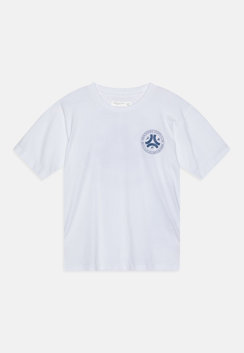 Abercrombie & Fitch RELAXED PREPPY NONLOGO - T-Shirt print - white/weiß ...