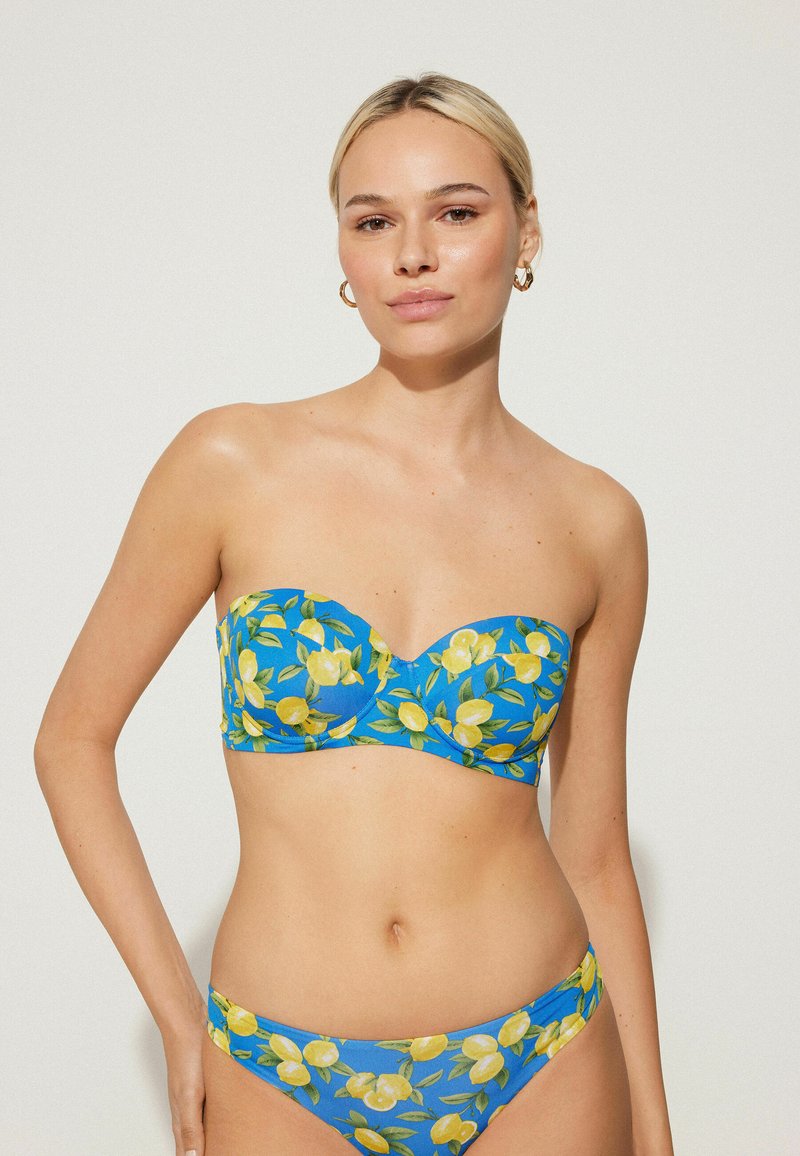 Tezenis Bikini-Top - grün y stampa limoni/grün - Zalando