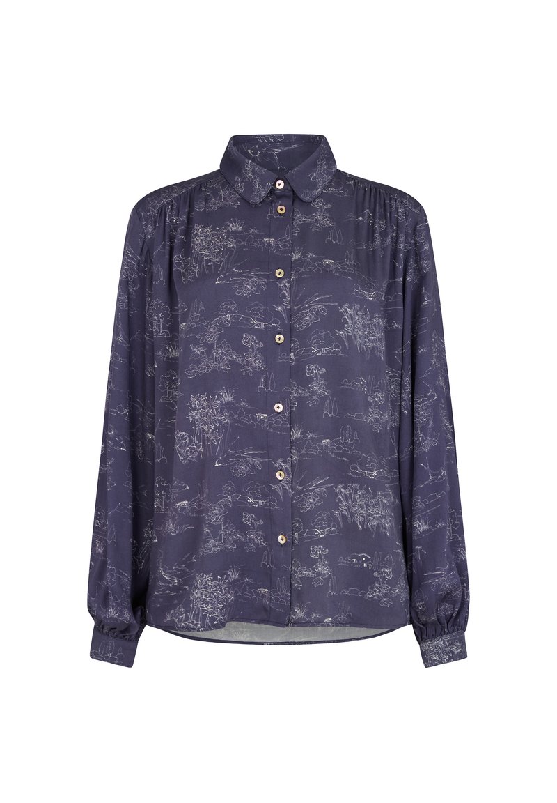 Lily & Lionel MARRIANNE - Hemdbluse - navy/blau - Zalando