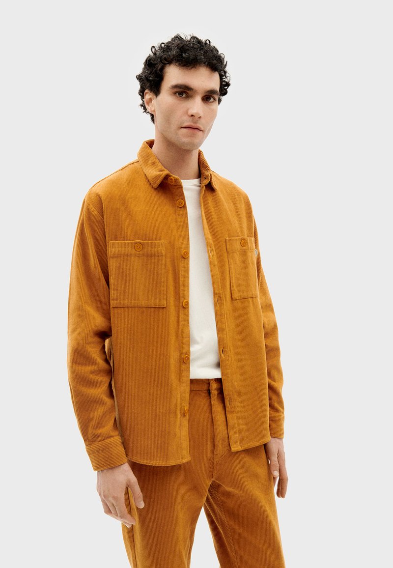 Thinking Mu BES - Shirt - mustard/cognac - Zalando