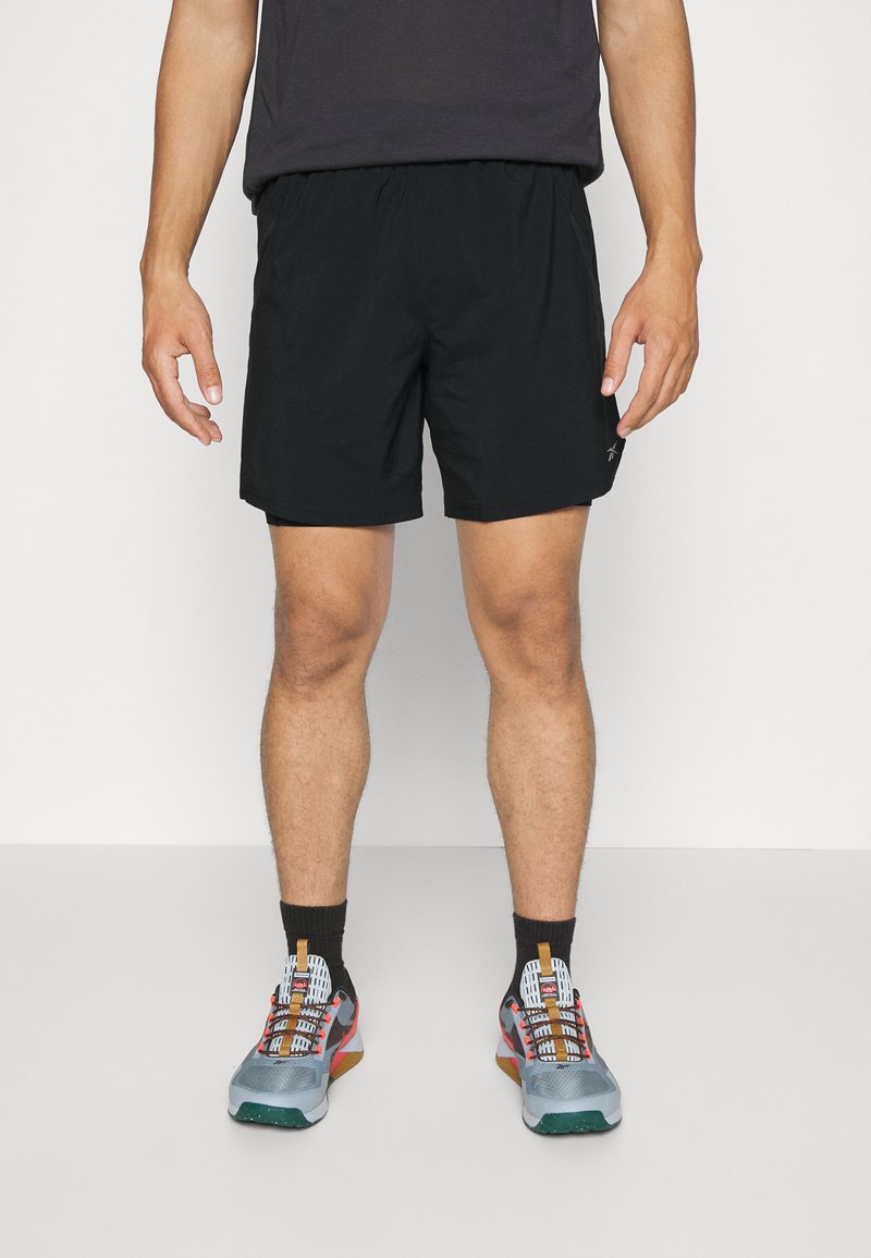 Reebok RUNNING SHORT - kurze Sporthose - black/schwarz - Zalando.at