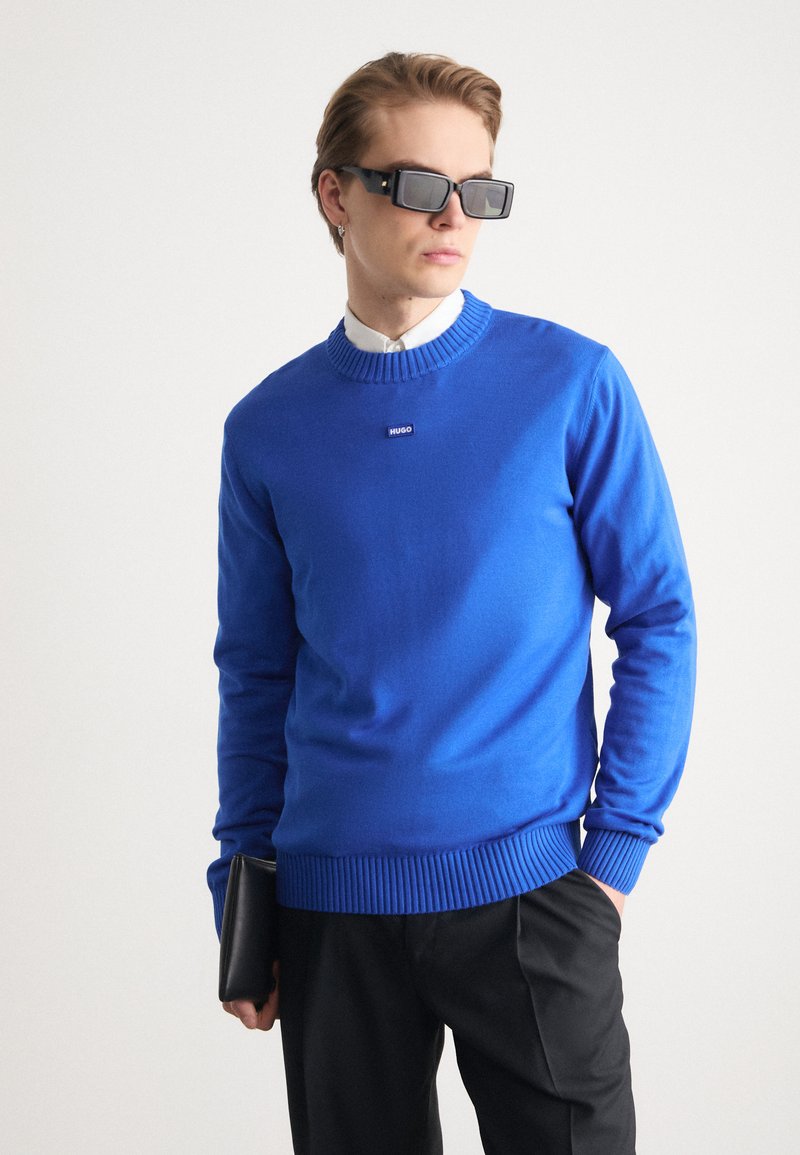 HUGO SAN COSMO - Jumper - open blue/blue - Zalando