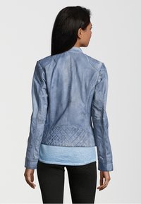 H.I.S SAIMINA - Lederjacke - blue/blau - Zalando.de