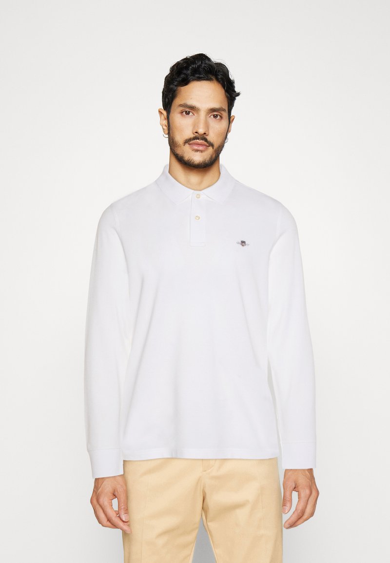 GANT REGULAR SHIELD RUGGER - Polo shirt - white - Zalando.de