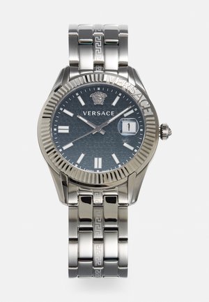 Versace Watches GRECA EXTREME CHRONO - Cronografo - silvercoloured/blue ...