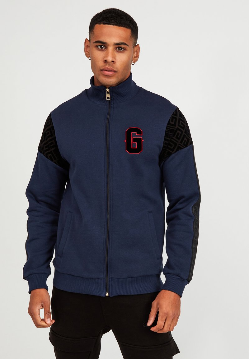 Glorious Gangsta DESTINO TRACK - Sweatjacke - navy/red/dunkelblau ...