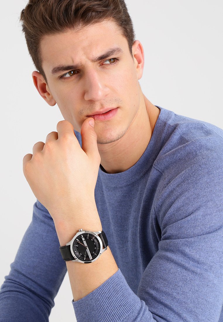 Armani Exchange Watch - schwarz/black - Zalando.co.uk