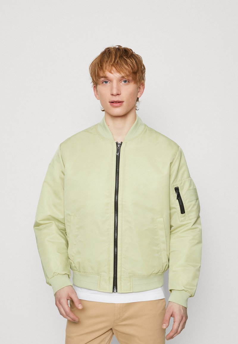 Calvin Klein HERO - Bomber Jacket - light green - Zalando.de