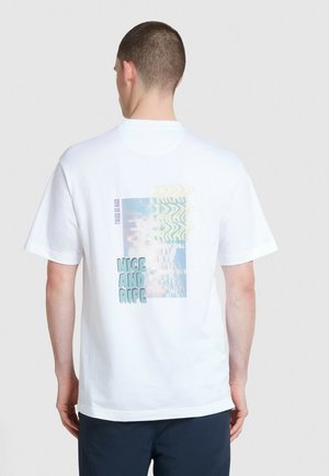 DEF WORK - T-Shirt print - white/weiß - Zalando.de