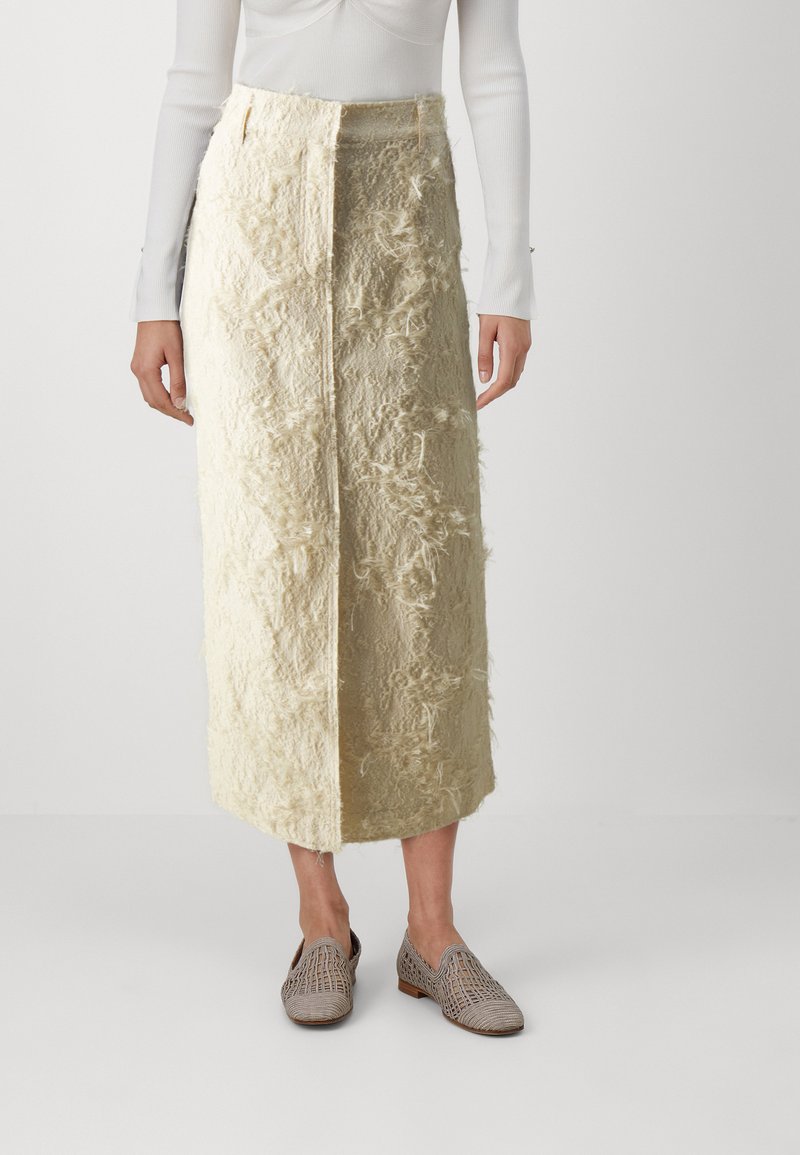 DAY Birger et Mikkelsen ADI ARTISTIC STRUCTURE - Maxi skirt - vanilla ...