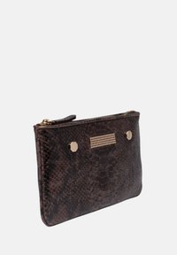CLIO GOLDBRENNER MINI PYTHON CHOCOLATE - Cross body bag - chocolate ...