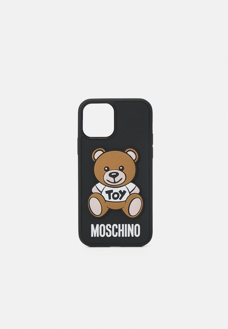 MOSCHINO IPHONE 12 12 PRO UNISEX - Phone case - black - Zalando.de