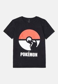 Name it NKMNABEL POKEMON - Triko s potiskem - black/černá - Zalando.cz