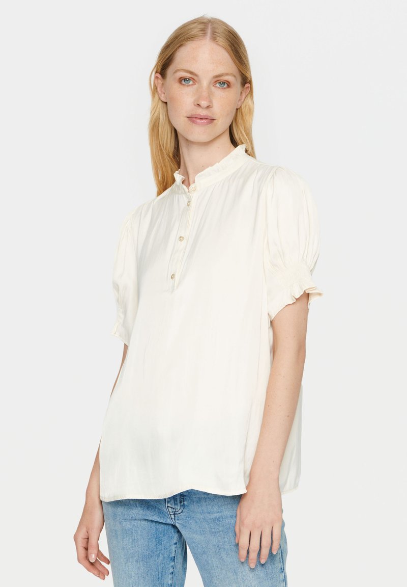 Saint Tropez VEENI - Bluse - ice/offwhite - Zalando.ch