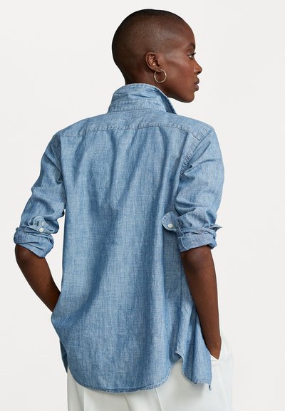Polo Ralph Lauren CHAMBRAY SHIRT - Hemdbluse - indigo/blau - Zalando.at