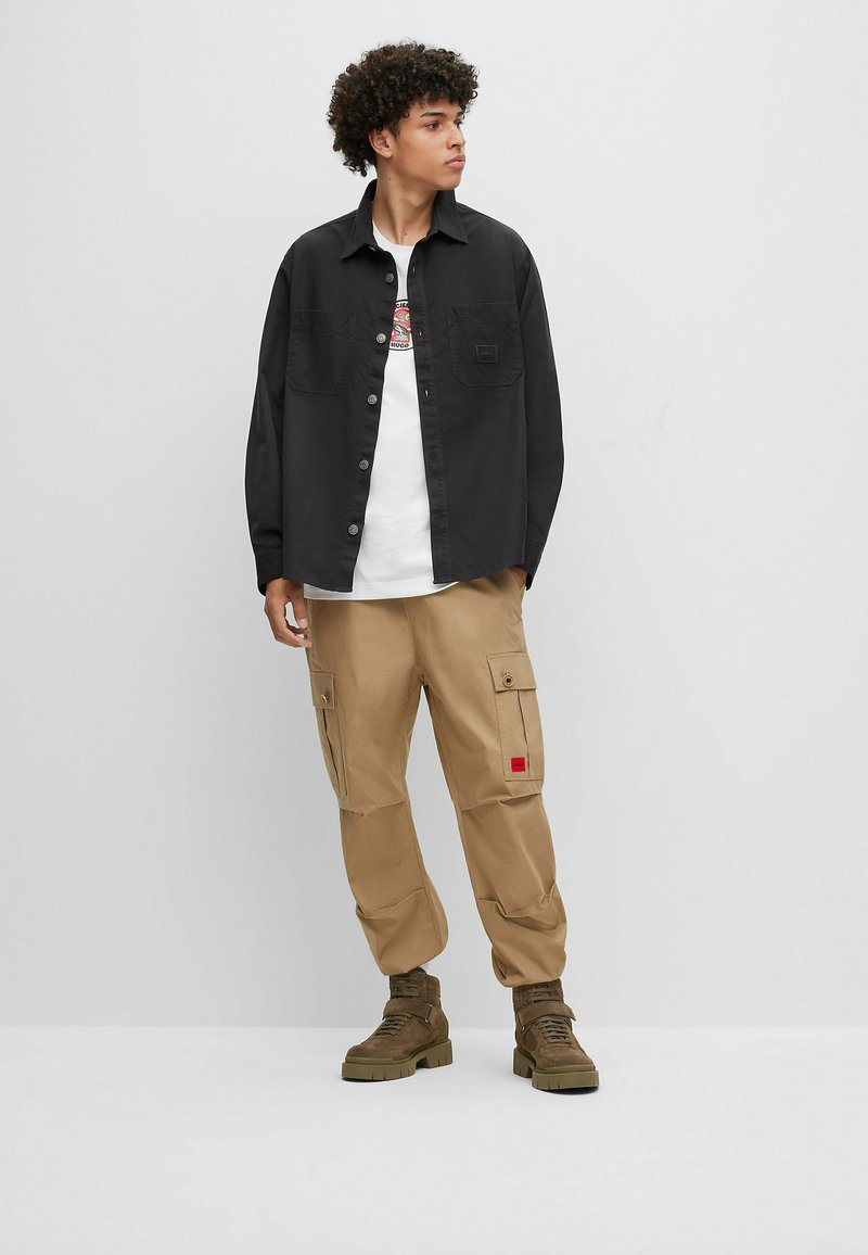 HUGO DENZEL HALB SD - Bottines à lacets - open green five/olive ...