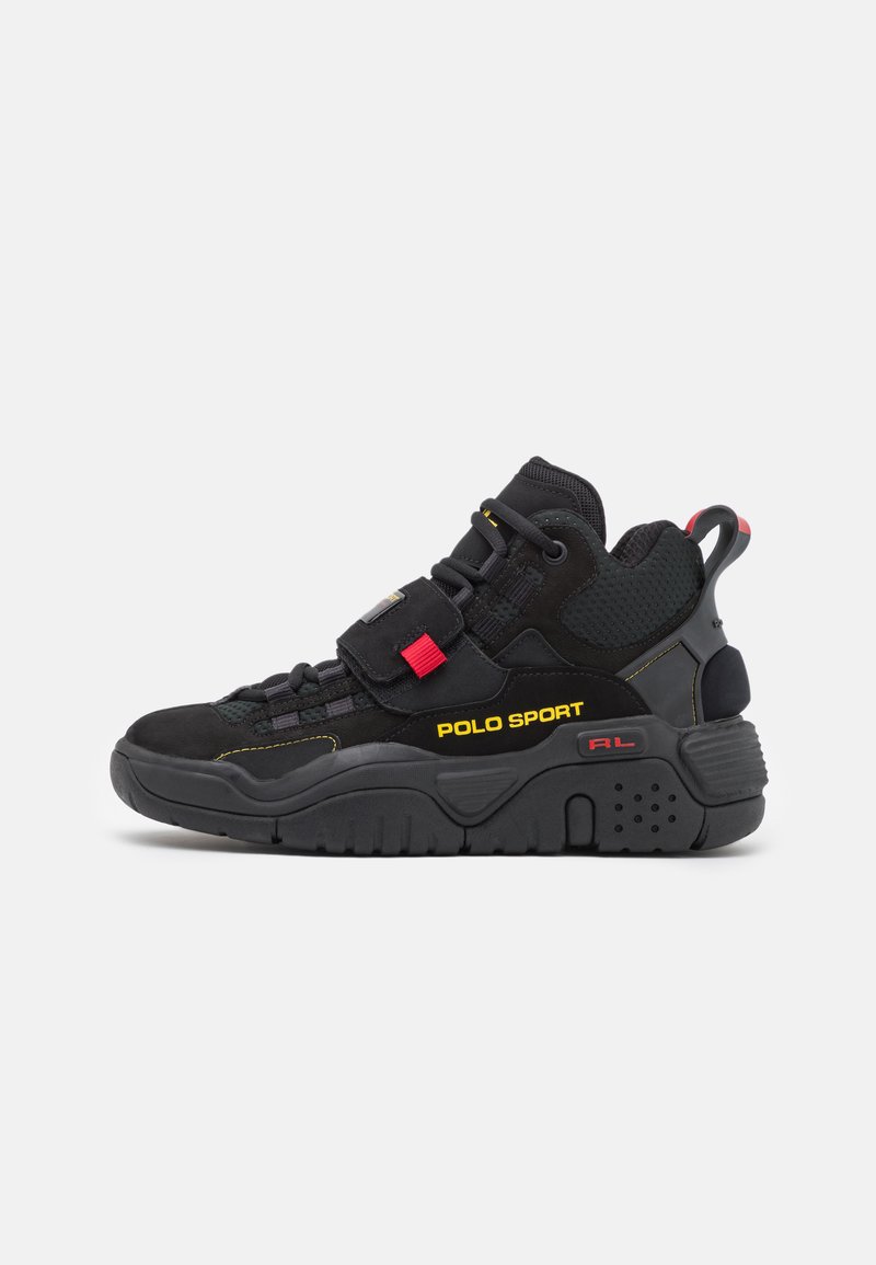 Polo Ralph Lauren PS100 HIGH-TOP SNEAKER - Sneaker low - black/red ...