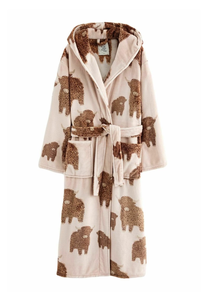 Next HAMISH REGULAR FIT - Morgonrock - ecru marl/beige - Zalando.se