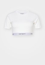 Carhartt WIP SCRIPT CROP TOP - Hemd - white/wit - Zalando.nl