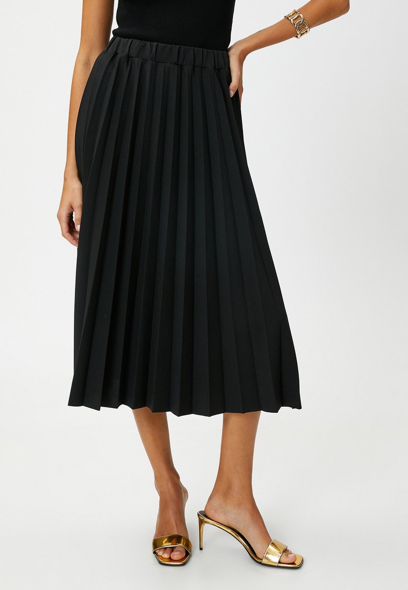 Koton MIDI - Falda acampanada - black/negro - Zalando.es