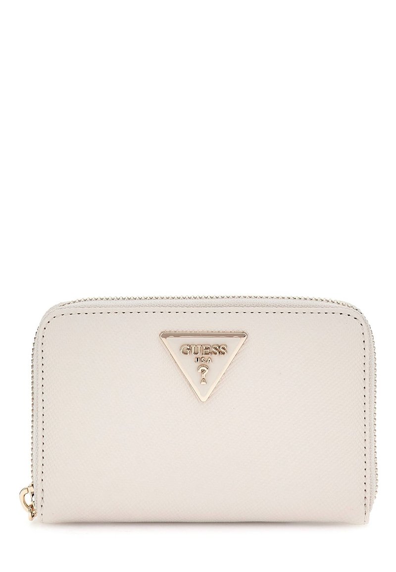Guess LAUREL MEDIUM ZIP AROUND - Geldbörse - mehrfarbig grau/beige ...