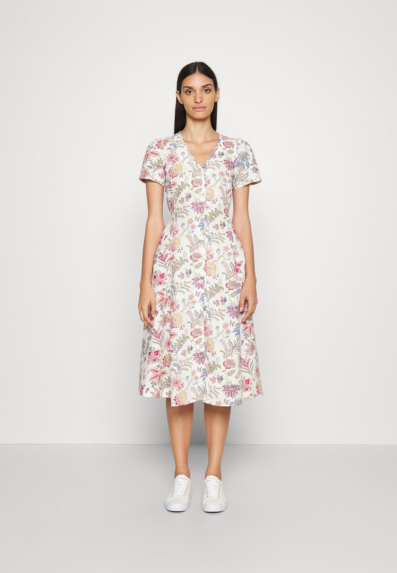 Polo Ralph Lauren SHORT SLEEVE DAY DRESS - Freizeitkleid - multi coloured/mehrfarbig - Zalando.de