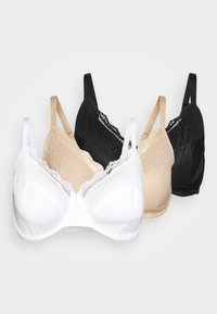 Marks & Spencer FAB 3 PACK - Tugitraadiga rinnahoidja - black/must ...