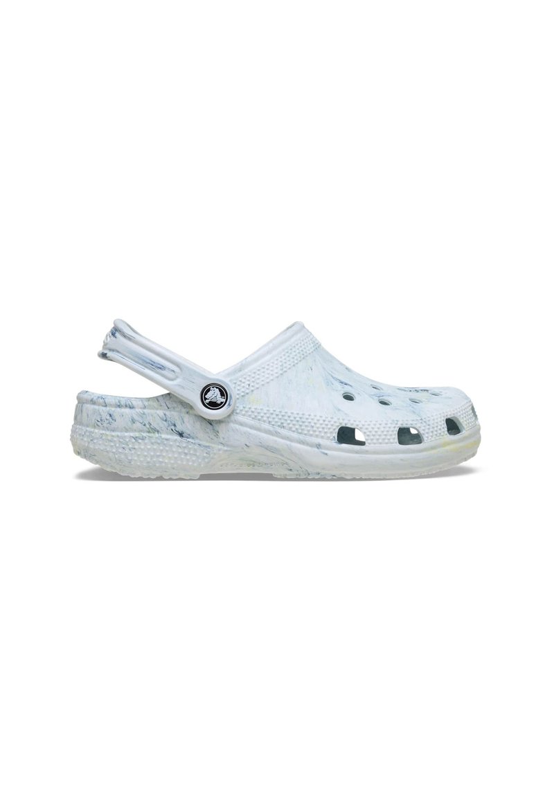 Crocs CLASSIC WATERCOLOR MARBLED CLOG - Clogs - navy swirl/hellblau ...