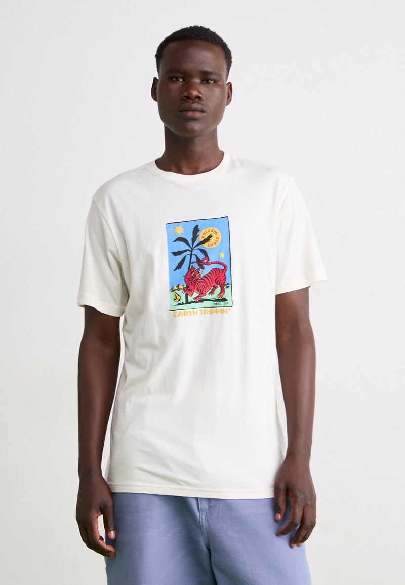 Volcom TAROT TIGER - T-shirt con stampa - off white/avorio - Zalando.it