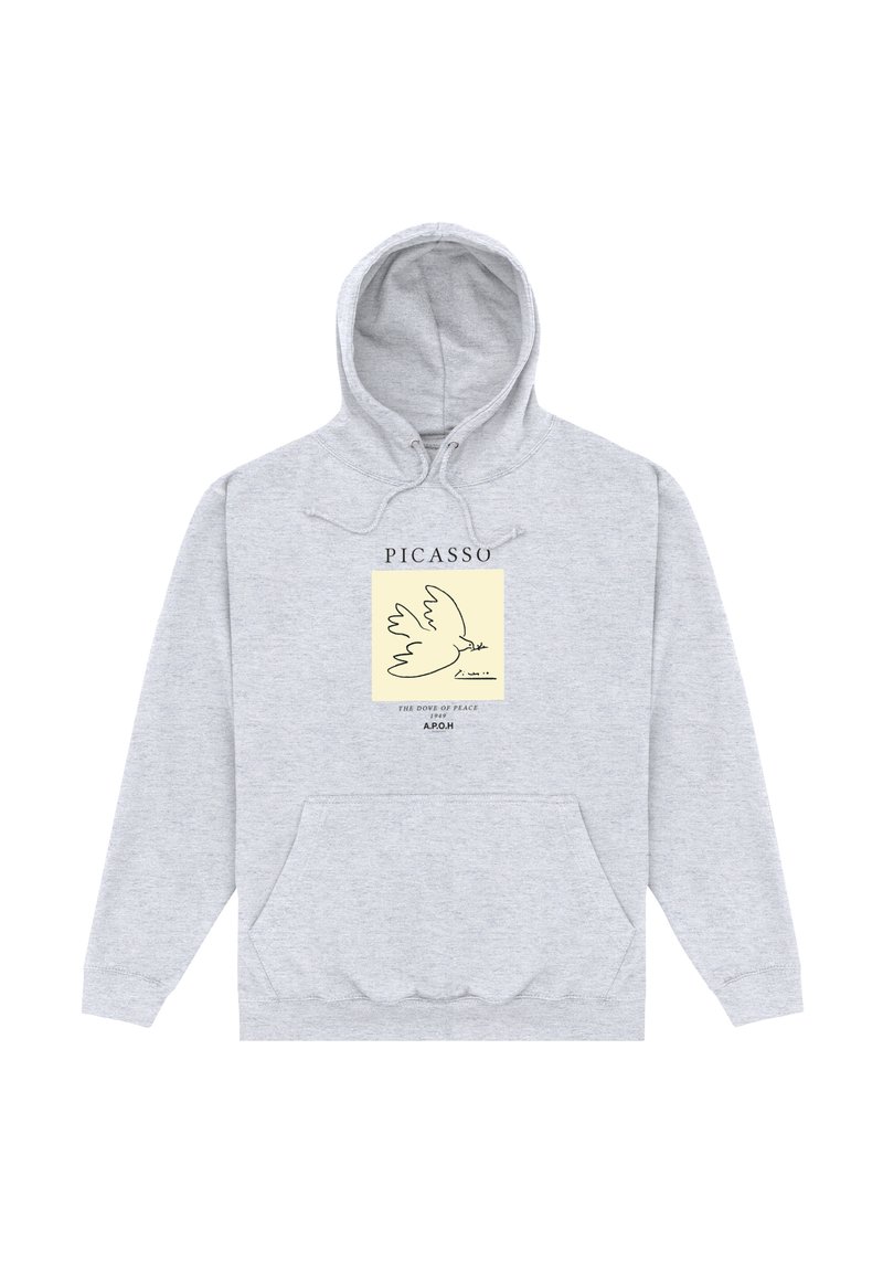apoh London PICASSO DOVE - Hoodie - heather grey/mottled light grey ...