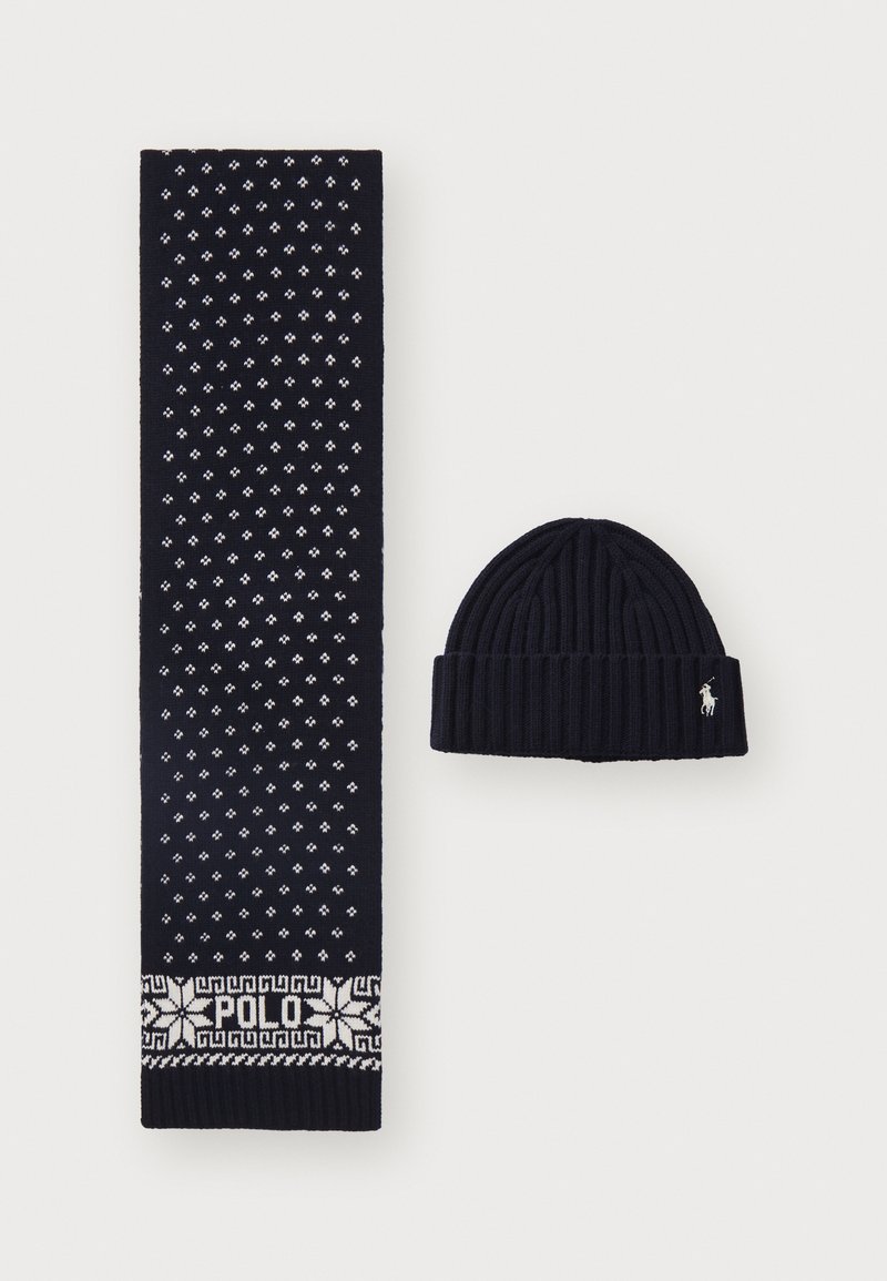 Polo Ralph Lauren GIFT BOX SET - Schal - navy/dunkelblau - Zalando.de