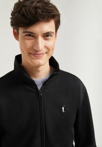 Polo Club TERRY ZIPPER RIGBY GO Z SW B FT - Sweatjakke - black/sort ...
